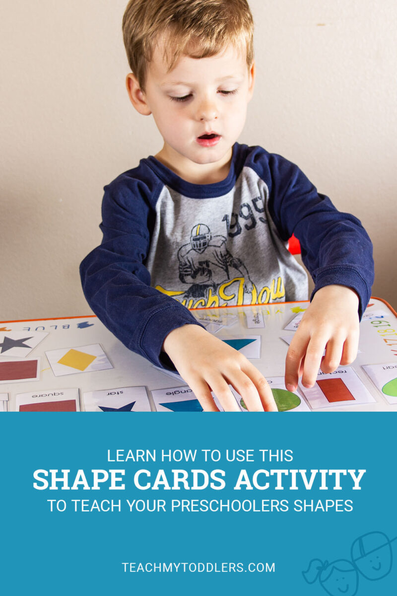 Shape Cards: Shape Activity for Preschoolers