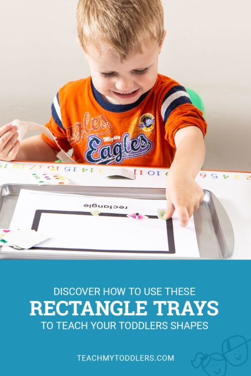 Rectangle Tot Trays for Toddlers