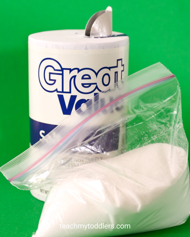 Use DIY Colored Salt Instead of Craft Sand