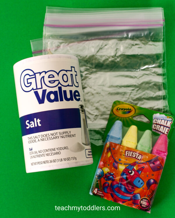Use DIY Colored Salt Instead of Craft Sand