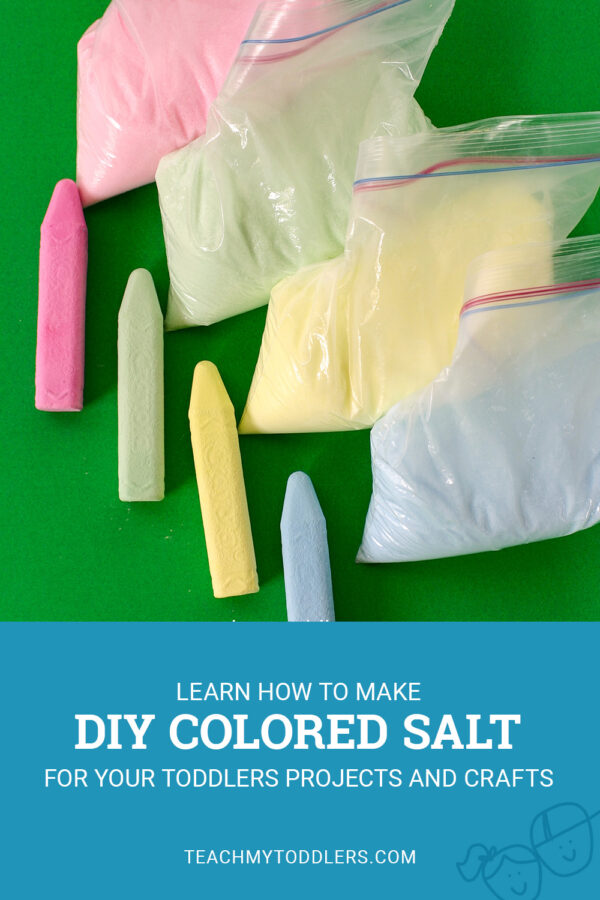 Use DIY Colored Salt Instead of Craft Sand