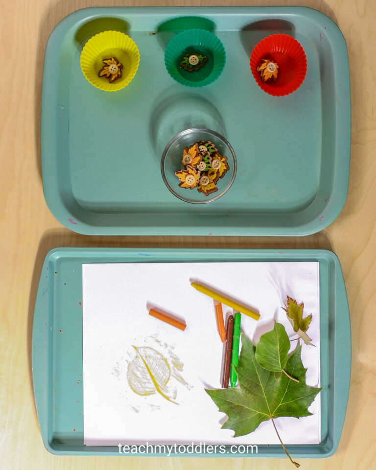 L is for Leaves Toddler Activities