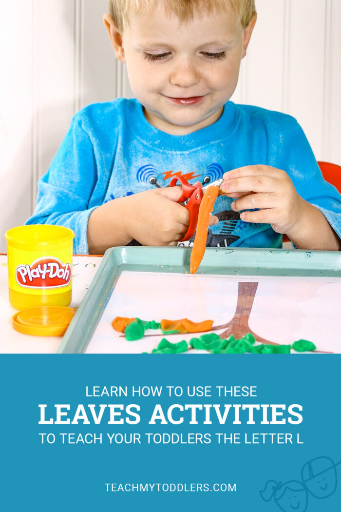 L is for Leaves Toddler Activities